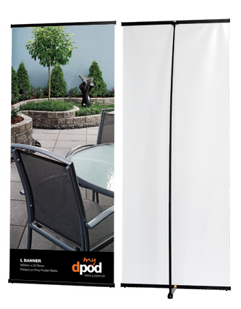 L-Stand-PVC | MillionColour Display Advertising - Display System Supply